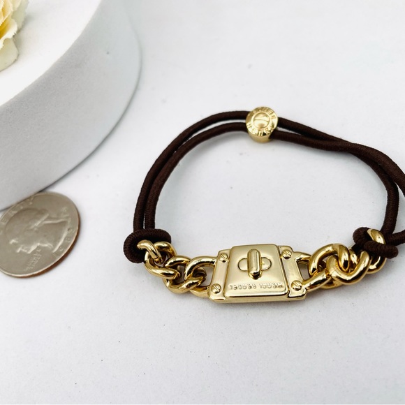 henri bendel | Accessories | Henri Bendel Gold Tone Iconic Logo Hair ...
